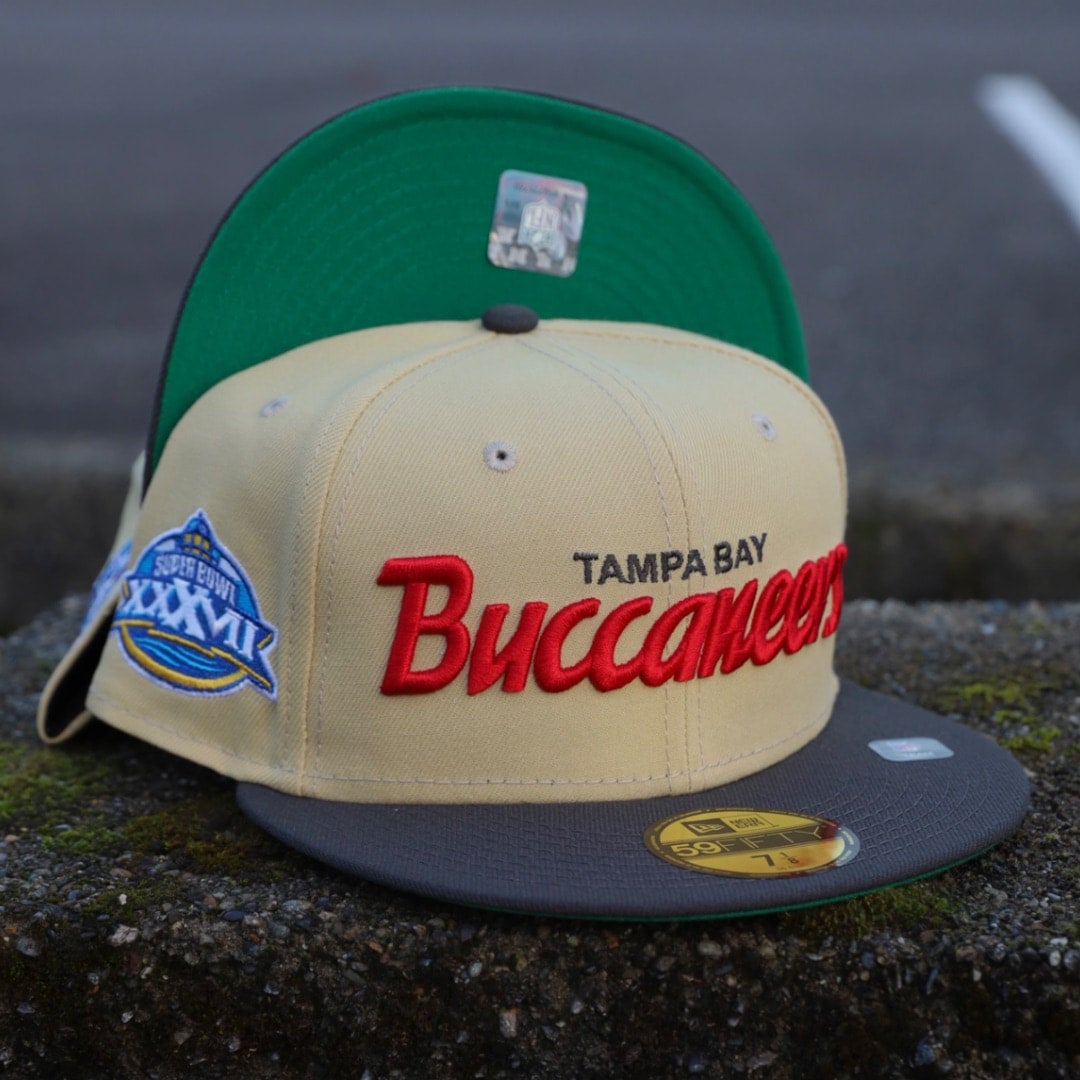 Tampa Bay Buccaneers New Era Vegas Gold/Dark Gray Bill And Green Bottom ...