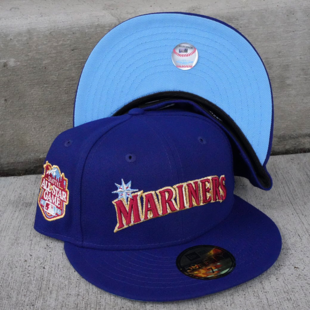 Seattle Mariners 1 New Era Dark Royal Blue/Sky Blue Bottom With 2023 ...