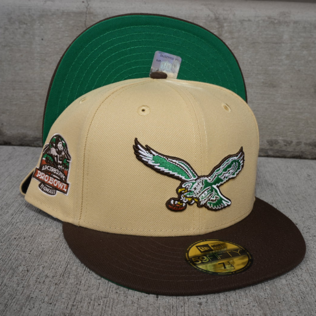 Philadelphia Eagles New Era Vegas Gold/Walnut Brown Bill And Kelly ...