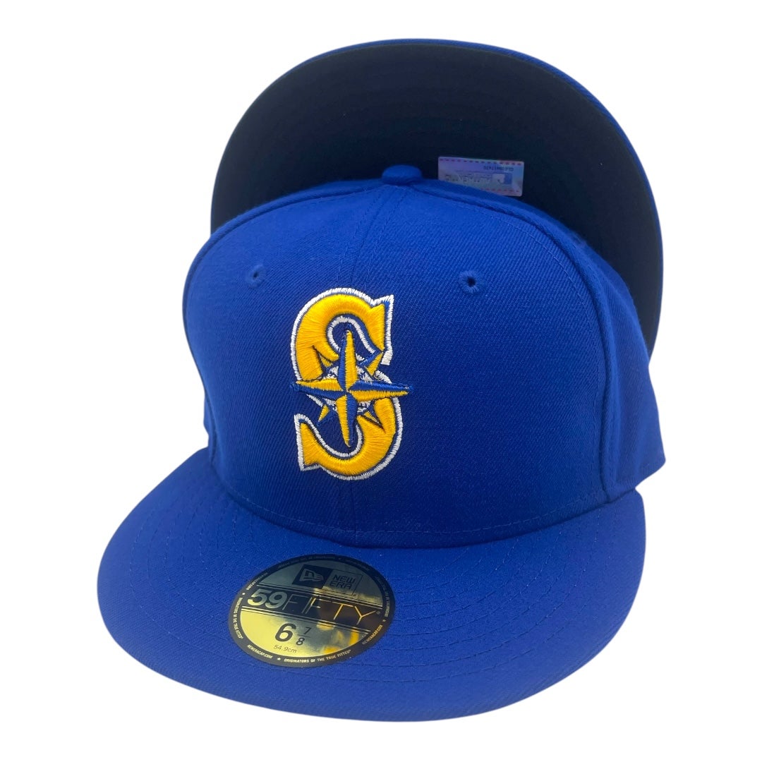 Seattle Mariners New Era All Royal Blue Alternate 2 Authentic On-Field ...