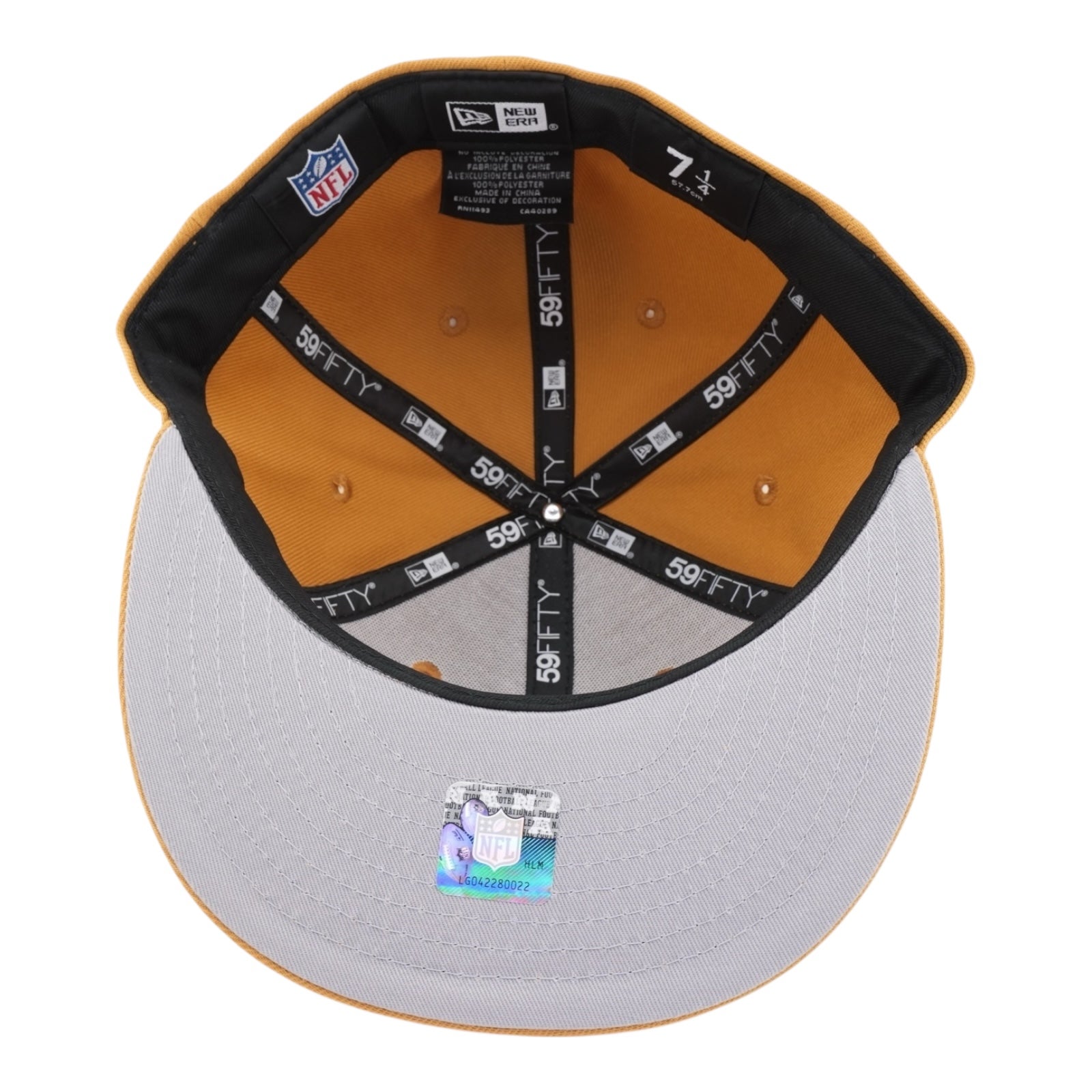Seattle Seahawks New Era All Panama Tan And Light Gray Bottom 59FIFTY ...
