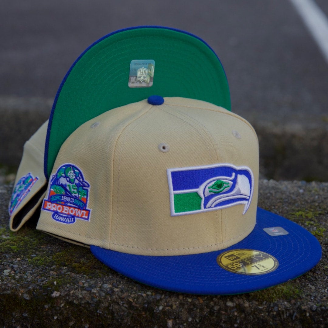 Seattle Seahawks New Era Vegas Gold/Royal Blue Bill And Kelly Green ...