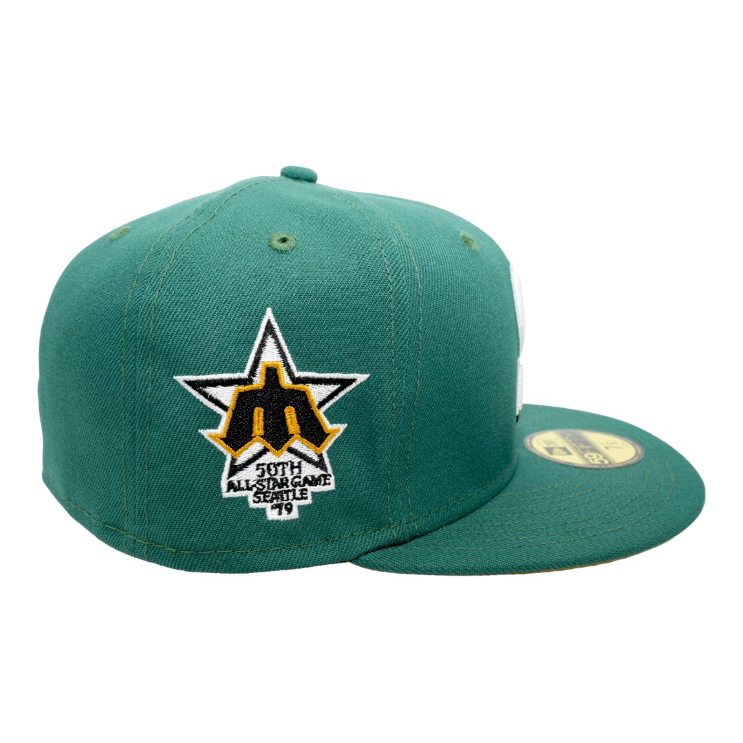 Seattle Mariners New Era All Emerald Green/Panama Tan Bottom With 1979 ...