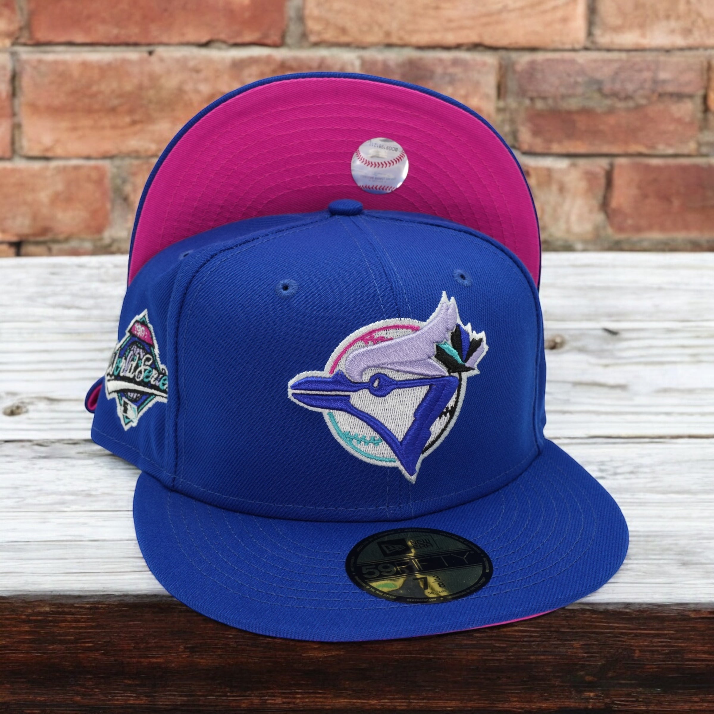 Toronto Blue Jays New Era All Royal Blue And Bright Rose Bottom With ...