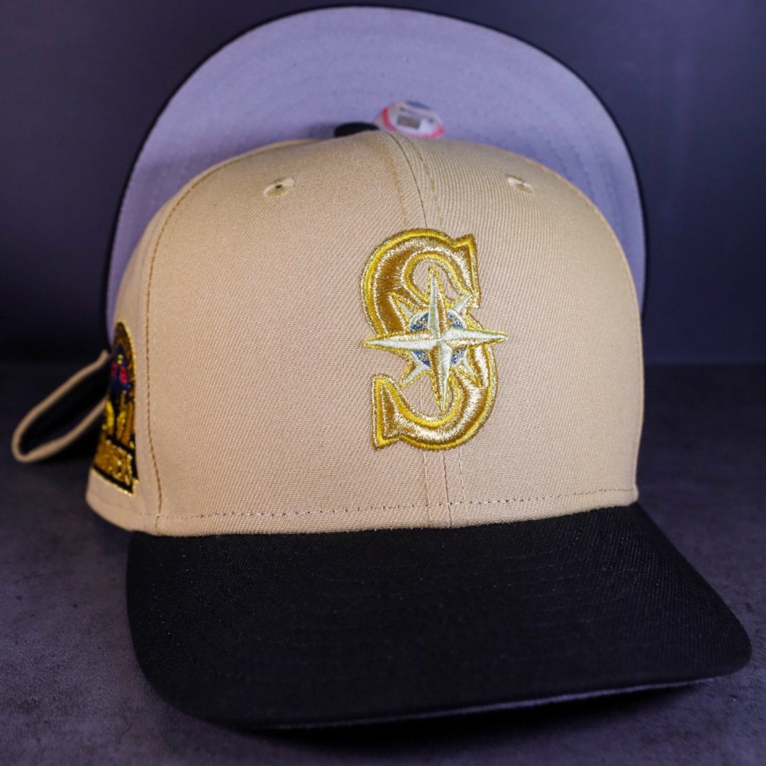 Seattle Mariners New Era Vegas Gold/Black Bill and Gray Bottom With ...
