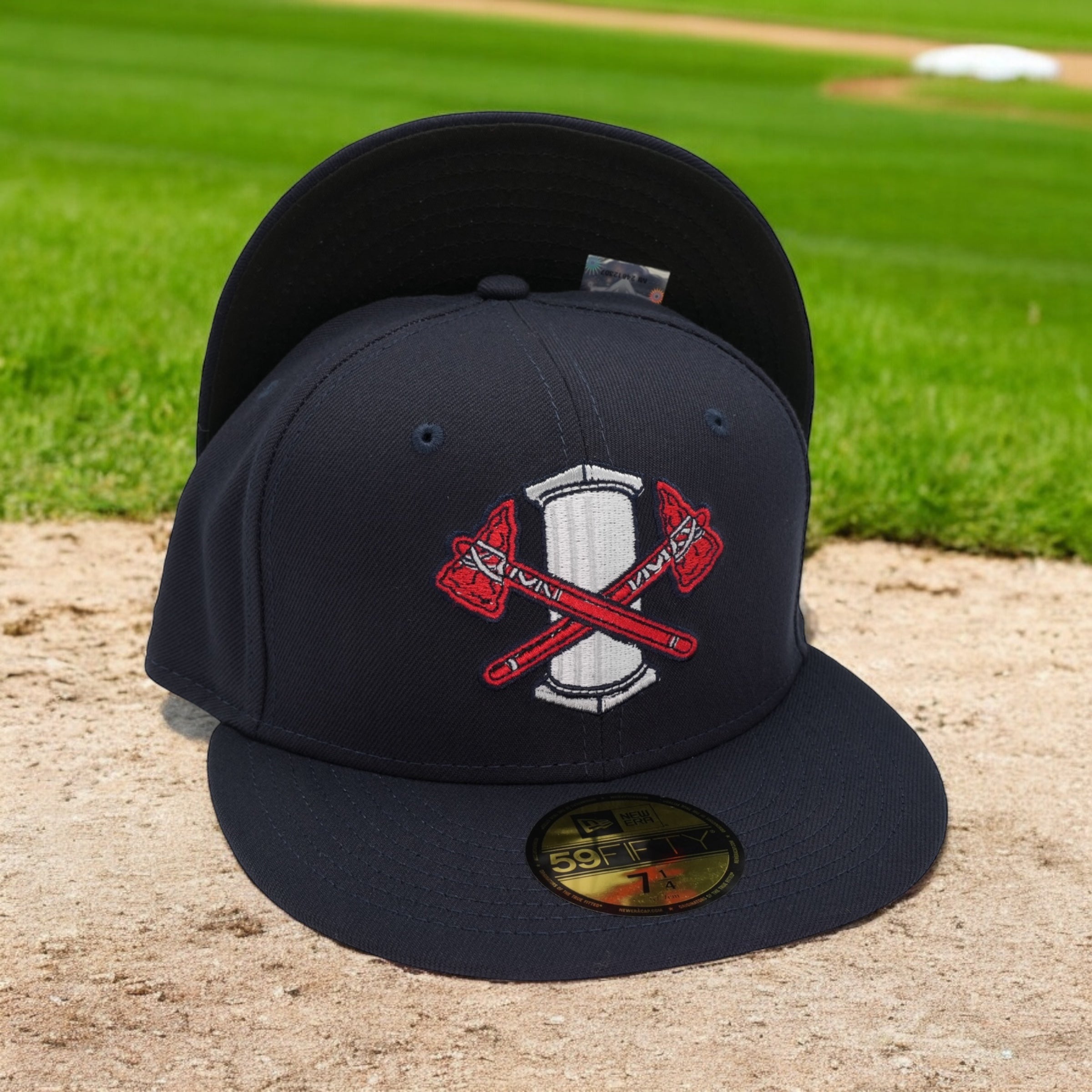 Rome Braves "Emperors" Milb New Era All Navy 59FIFTY Fitted Hat | My ...