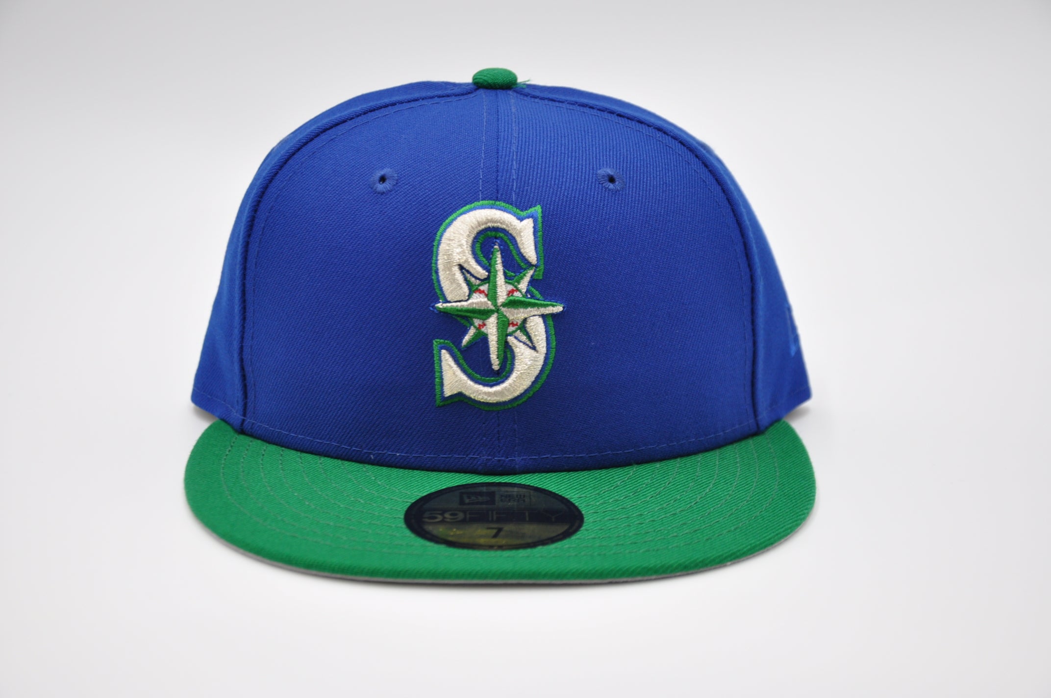 Seattle Mariners New Era All Royal Blue With Kelly Green Bill 59FIFTY ...