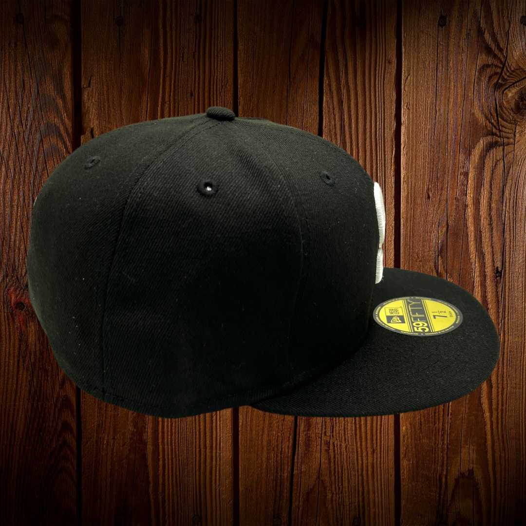 Seattle Steelheads New Era Black/White Cooperstown 59FIFTY Fitted Hat ...