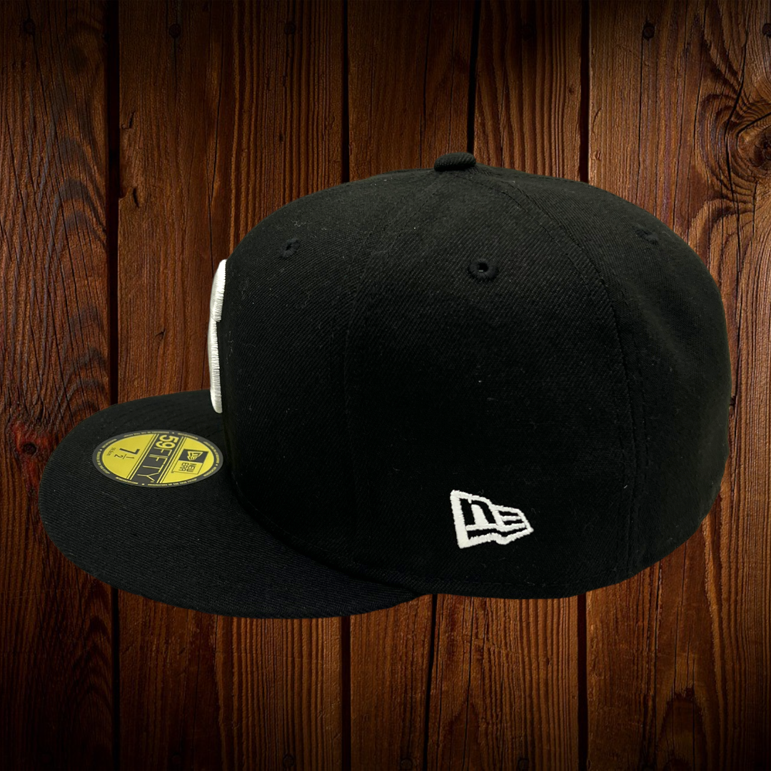 Seattle Steelheads New Era Black/White Cooperstown 59FIFTY Fitted Hat ...